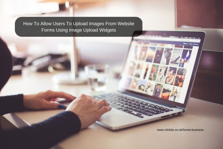 How To Allow Users To Upload Images From Website Forms?