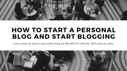 How to start a personal blog on WordPress and do SEO step by step ...