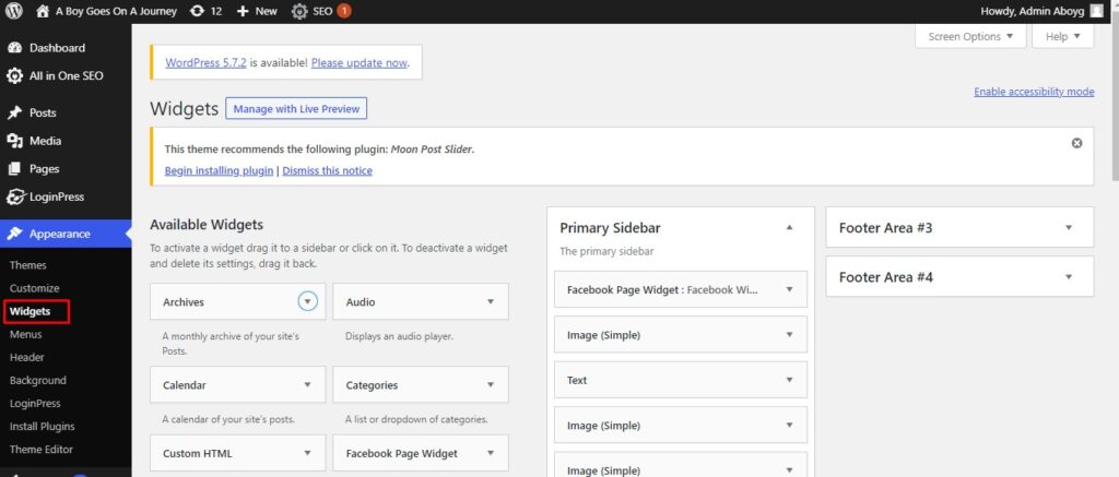 How to customize WordPress Admin Dashboard? | ClickDo™
